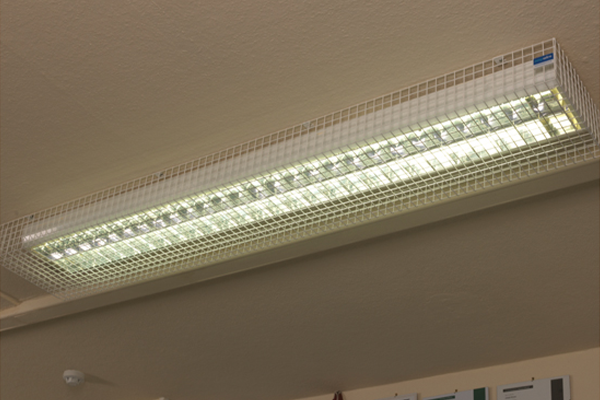 Wire Cage Fluorescent Light Covers DIY Woven Cane Ceiling Panels For